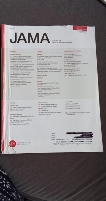 JAMA JOURNAL OF the American Medical Association - 2013,December11 $6. ...