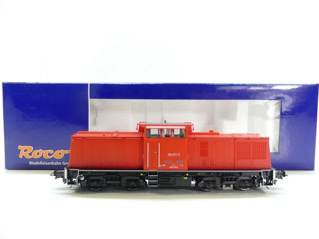 ROCO H0 62812 Diesellok BR204, DB, Licht, DSS, NEM, NEU in OVP, geprüft ...