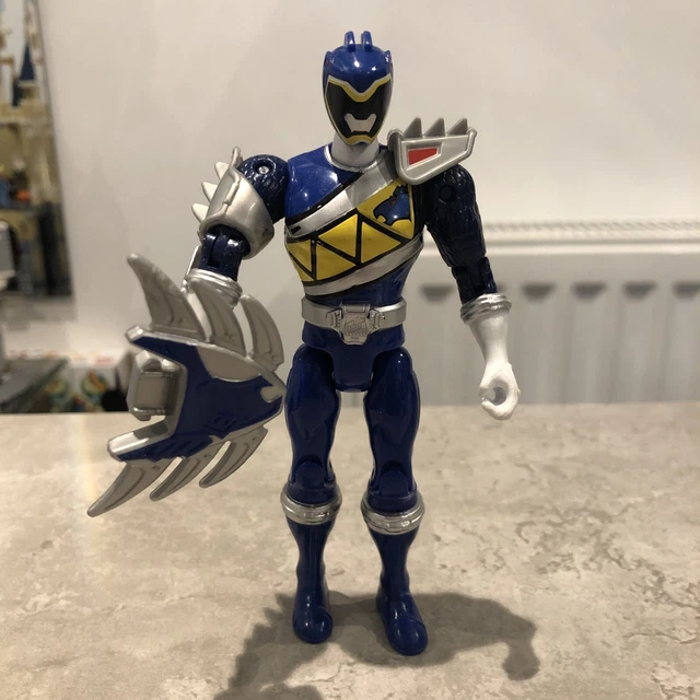 POWER RANGERS DINO Charge Blue Ranger Figure With Weapon Accessory 5 ...