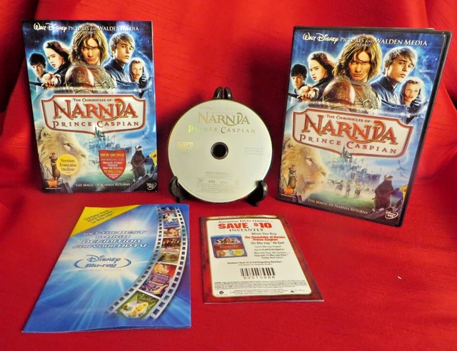 THE CHRONICLES OF Narnia Prince Caspian (DVD, 2008) Movie Rewards ...
