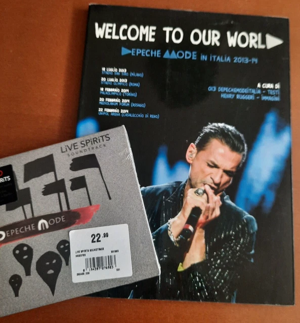 DEPECHE MODE 2 CD LIVE SPIRITS Soundtrack + Libro fotografico WELCOME ...