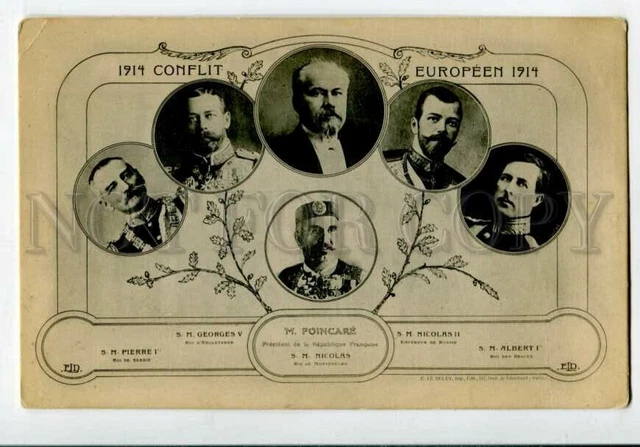 3099743 RUSSIAN CZAR Nicholas Ii Wwi Propaganda Vintage Pc EUR 104,24 ...