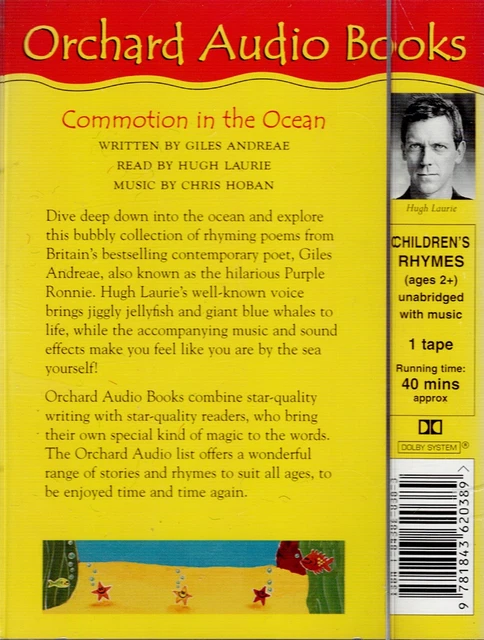 COMMOTION IN THE Ocean by Giles Andreae (1 x Cassette, 2002) £3.45 ...