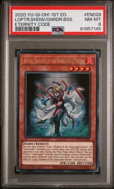 YU-GI-OH! LOPTR, SHADOW of the Generaider Bosses ETCO-EN028 1st edition ...