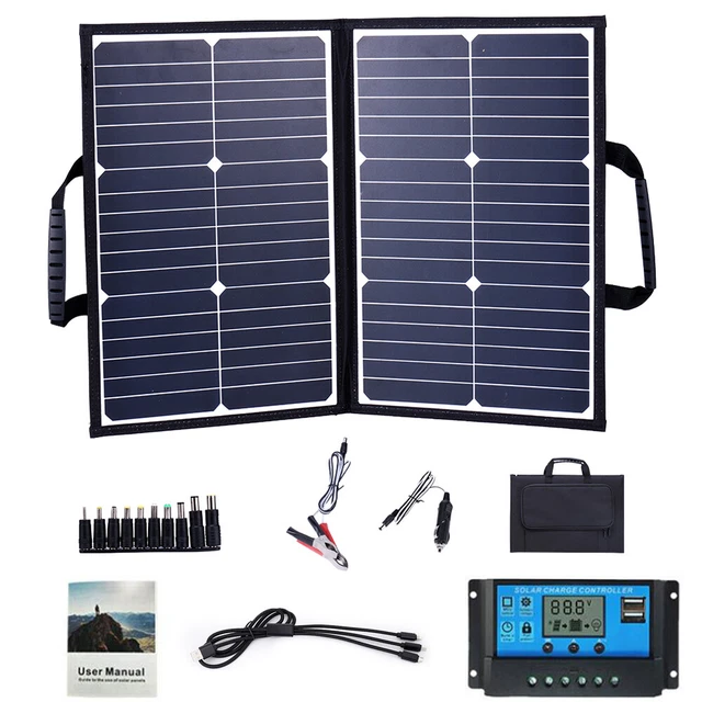 FLEXIBLE 1000W SOLAR Panel Kit Battery Charger Controller Caravan Van ...