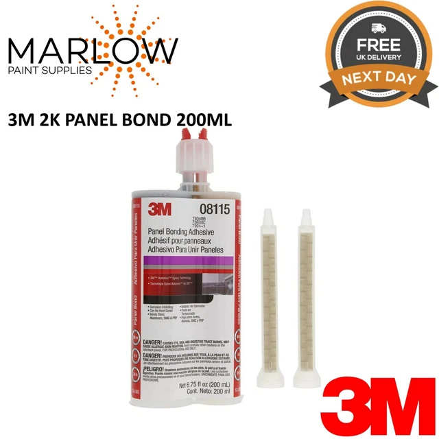 3M 08115 2-PART Panel Bonding Adhesive 200Ml Bond With Nozzles £87.68 ...
