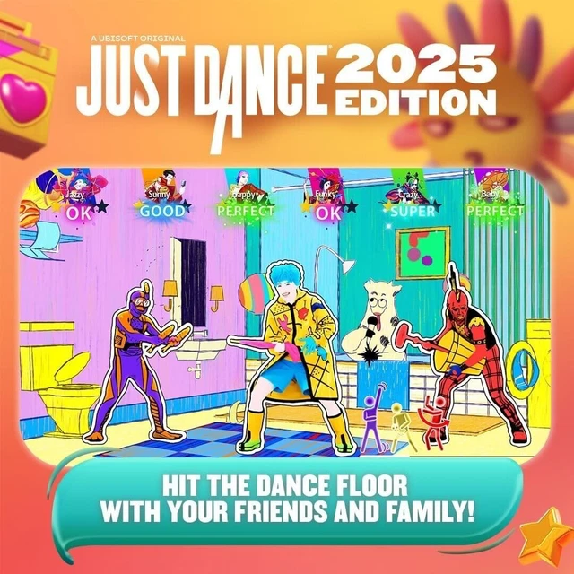 JUST DANCE 2025 Edition (Multi-Language) [Code in a Box] Japan Import ...