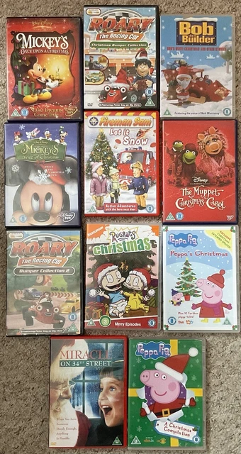 11 CHRISTMAS & family DVDs - childrens cartoon film Job Lot Bundle £5. ...