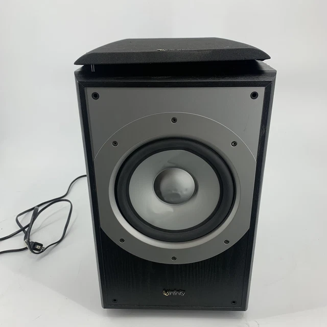 INFINITY PS-8 HOME Theater Subwoofer Active Crossover Powered 8" 100 ...