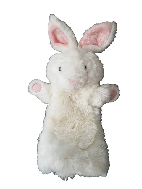 THE PUPPET COMPANY White Rabbit Easter Bunny Hare Glove Hand Puppet £10 ...