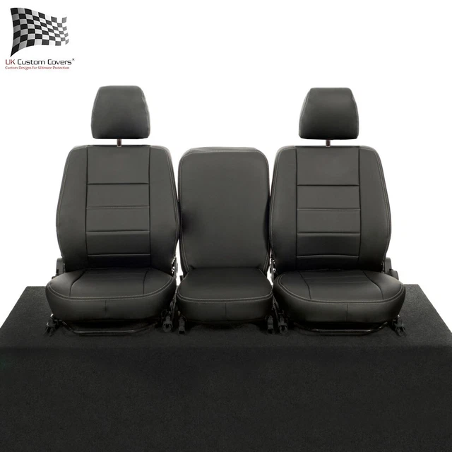 FITS LAND ROVER Defender 90 Front Seat Covers Leatherette (1987-2006 ...