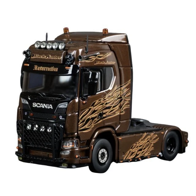 IMC MODELS, SCANIA Serie S High Roof 4x2 Next génération BLACK AMBER ...