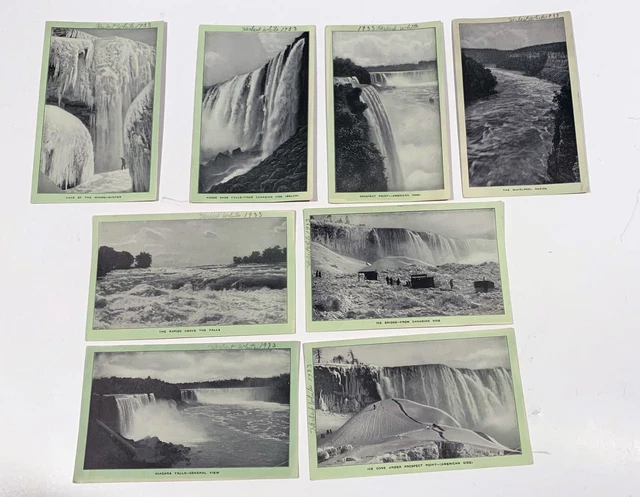 1900 ERA SINGER Sewing Machine Niagara Falls Series 8 Souvenir View ...