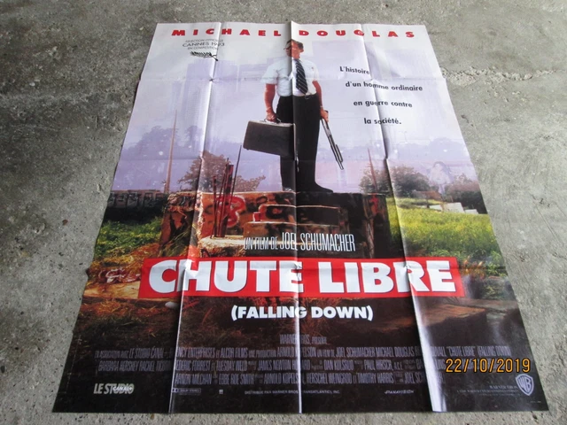CHUTE LIBRE MICHAEL DOUGLAS Affiche cinéma originale pliée F:120x160 ...