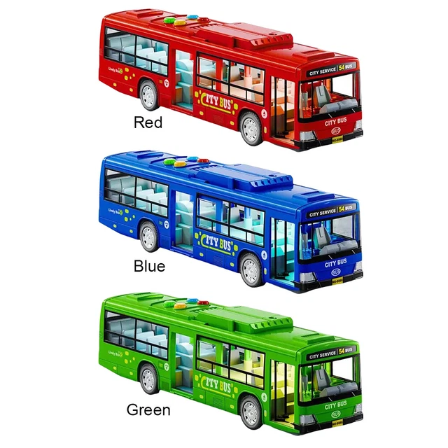 EDUCATIONAL PLAY VEHICLES Toy Interactive Electric City Bus Toy for ...