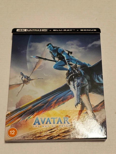 AVATAR 2 THE WAY OF WATER 4K UHD Blu Ray Steelbook 3 Disc UK Edition EUR 34,40 - PicClick IT