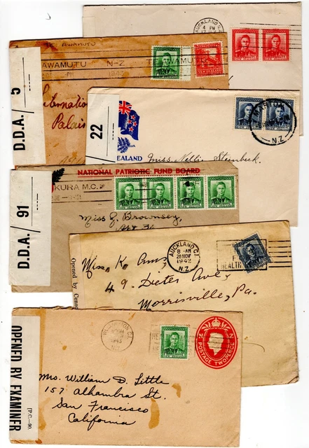 NEW ZEALAND 6 different WWII KGVI censor covers - #7 $4.00 - PicClick CA