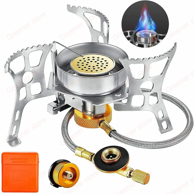 PORTABLE BRÛLEUR À gaz Extérieur Camping Picnic Cuisine BBQ Fourneau ...