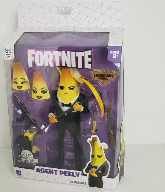 FORTNITE LEGENDARY SERIES Agent Peely w Weapons NEW! 2021 Jazwares Epic ...
