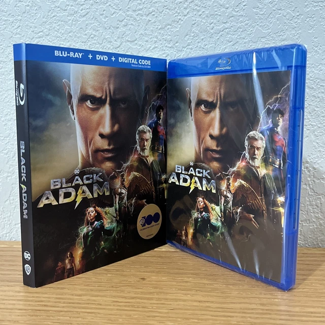 BLACK ADAM (BLU-RAY + DVD + Digital, 2022) DC with Slipcover SEALED SEE ...