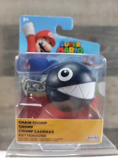 NINTENDO SUPER MARIO Bros Movie Chain Chomp JAKKS 2.5" Mini Figure 2022 ...