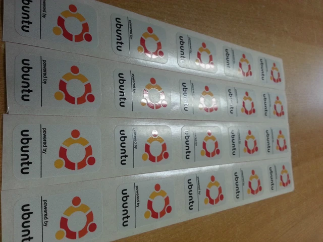 20 UBUNTU LINUX Stickers computer laptop badge decal HIGH QUALITY ...