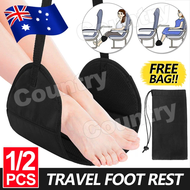 TRAVEL FOOT REST Footrest Legs Pillow Airplane Flight Foam Cushion ...