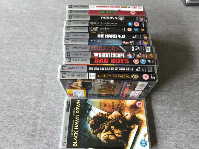 JOBLOT UMD SONY PSP Films Collection Of 31 UK UMD’s Various Titles & 2 ...