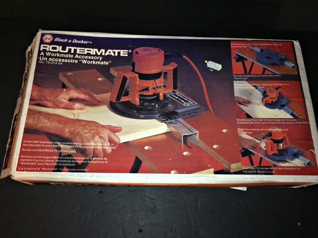 VINTAGE BLACK & Decker ROUTERMATE 79-013-04 A Workmate Accessory ...