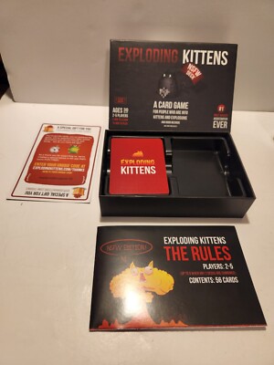 EXPLODING KITTENS NSFW Card Game, 2-5 Players Ages 17+, Open Box £6.91 ...