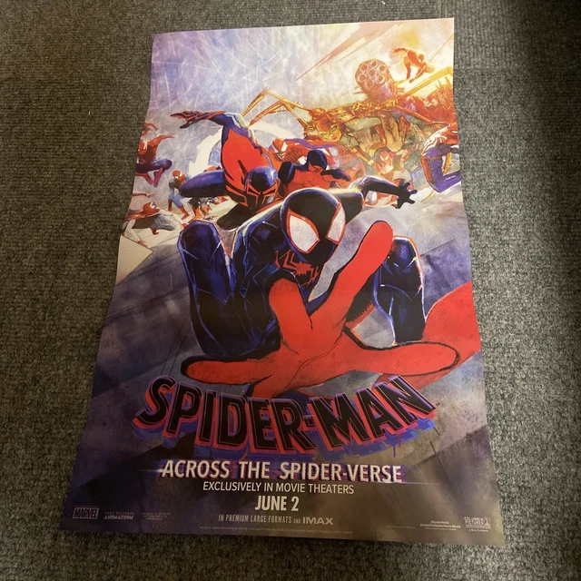 2023 Spiderman Across The Spider-verse Exclusive Amc Movie Poster 22x35 