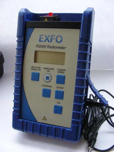 EXFO R2000 RADIOMETER for X-Cite Omnicure Excelitas UV Curing Light ...