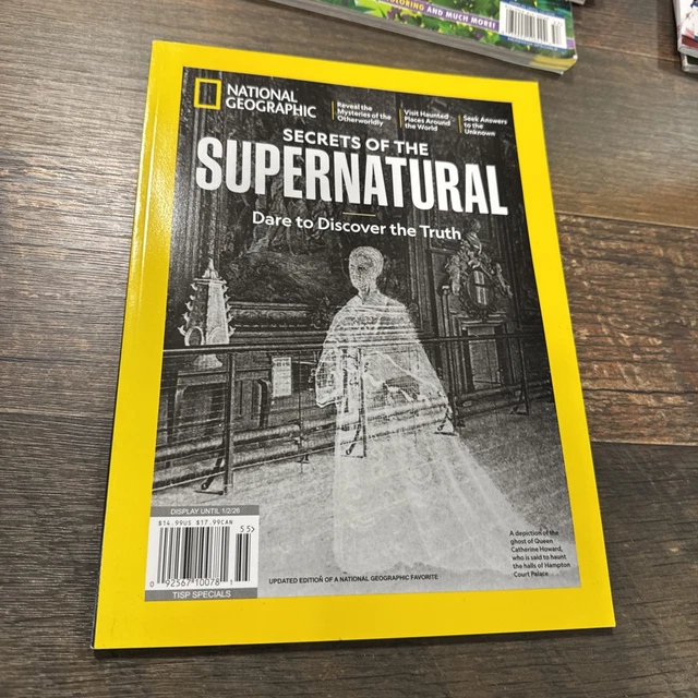 NATIONAL GEOGRAPHIC JANUARY 2026 Magazine Secrets of the Supernatural ...