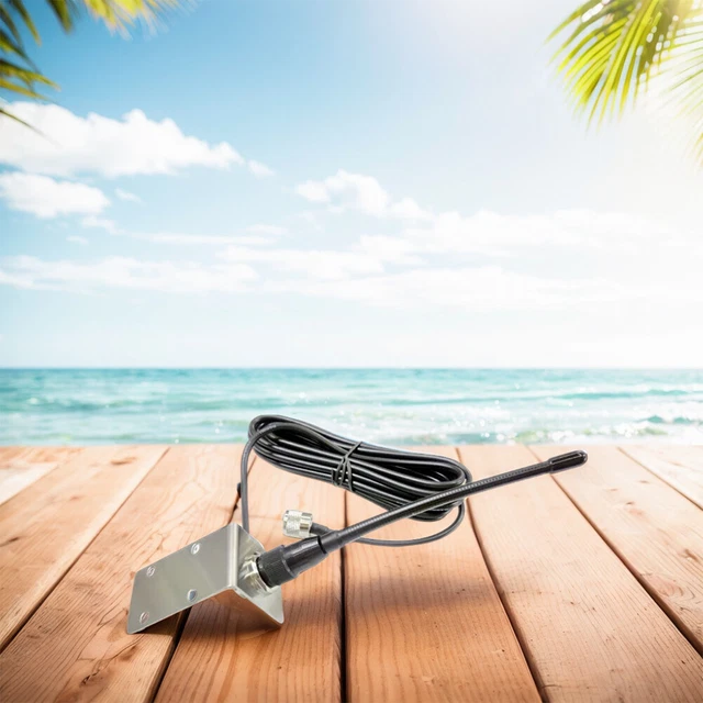 VHF MARINE ANTENNA Boat Antenna for Boat Pontoon Sailboat Yacht Marine ...