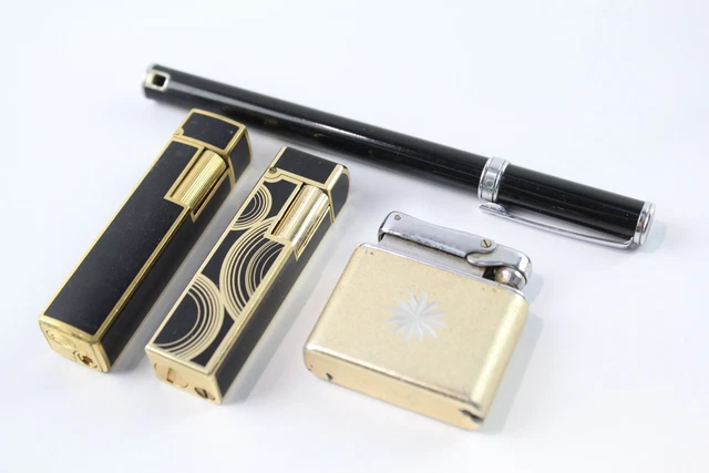 POCKET LIGHTERS COLIBRI Collection All Good Spark Rollagas Lighter Pen ...