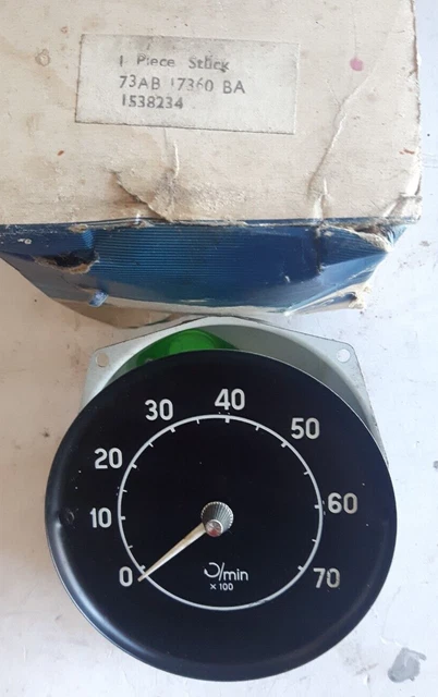FORD ESCORT MK1 Rev Counter Tachometer Clock Gauge : Rs2000 Mexico ...