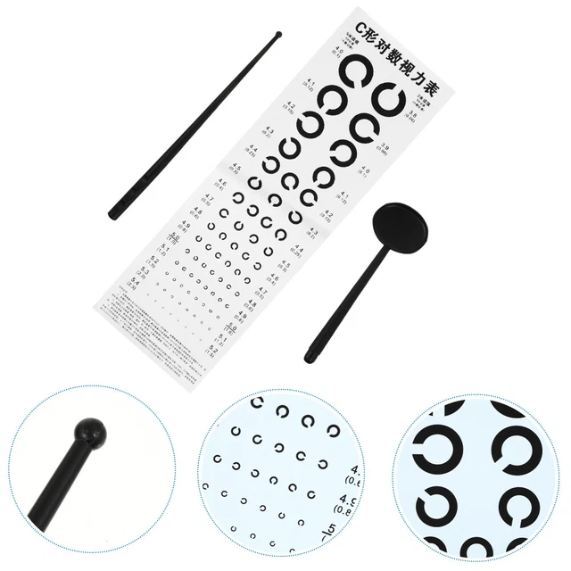 EYE CHART VISION Test Poster Charts for Exams 20 Feet Water Proof £7.25 ...