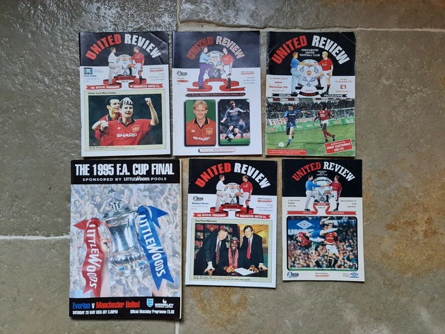 MANCHESTER UNITED MAN Utd football programmes £19.00 - PicClick UK
