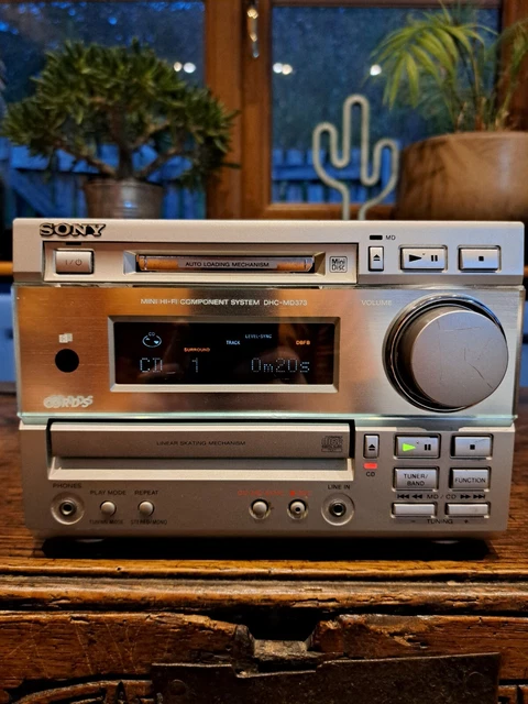 SONY DHC-MD373 MINI Hi-Fi CD MiniDisc FM AM Radio £18.00 - PicClick UK