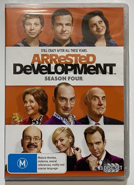 ARRESTED DEVELOPMENT DVD Season 4 TV Show Series Sitcom Jason Bateman ...