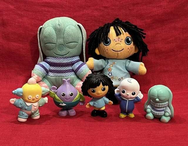 CBEEBIES MOON AND Me Friends Figures Full Set Plus 2X Soft Toys. £22.00 ...