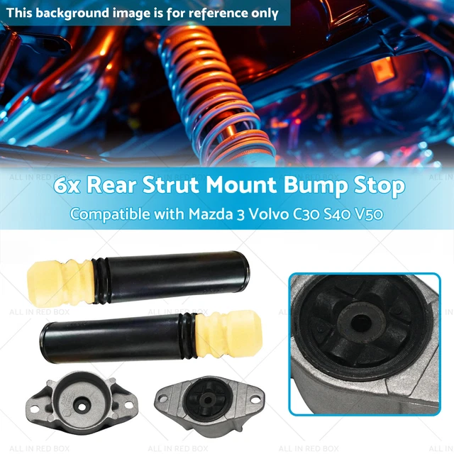 6X REAR STRUT Mount Bump Stop Suitable for Mazda 3 Volvo C30 S40 V50 ...
