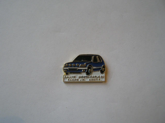 PINS PEUGEOT 205 gti rallye monte carlo 92 root jm und ciret p EUR 10 ...