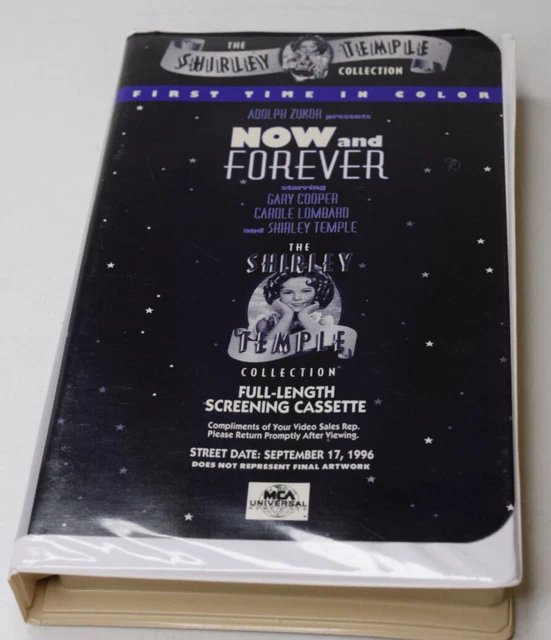 NOW AND FOREVER (VHS Clamshell Colorized Screener) Shirley Temple £9.08 ...