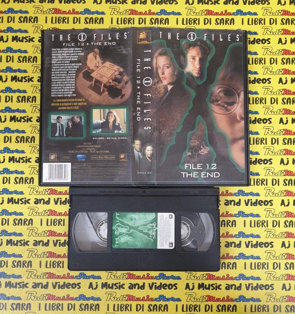 VHS FILM THE X FILES FILE 12 THE END 1998 david duchovny gillian ...