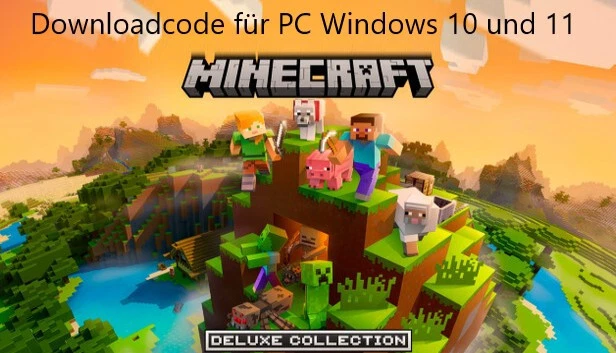 NEU FÜR PC Computer Laptop Notebook Windows 11 Spiel Minecraft DELUXE ...