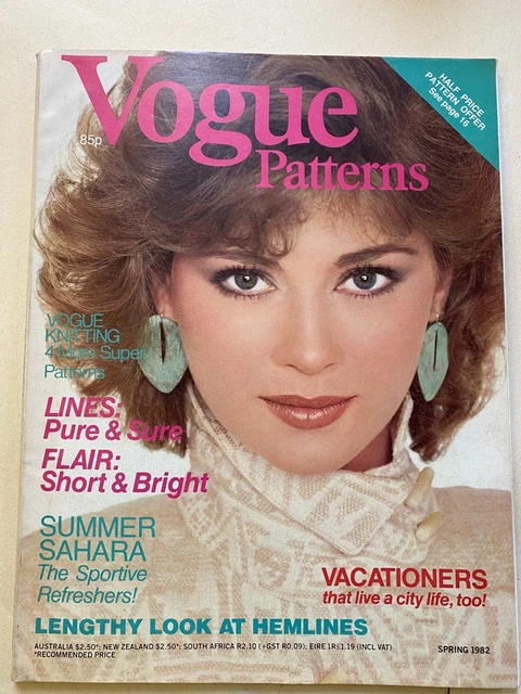 VOGUE MAGAZINE 1982 SPRING Pattern Book Free Gift wrap FAST Disptach £ ...