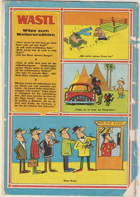 WASTL NR.90 DIE Boxkanone aus dem Busch, Bastei Verlag 1969 | COMIC ...