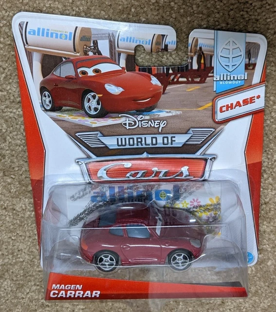 DISNEY PIXAR WORLD of Cars MAGEN CARRAR ALLINOL BLOWOUT 2 of 9 CHASE ...