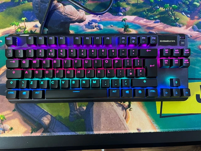 USED BOXED STEELSERIES Apex Pro TKL Wired Gaming Keyboard (UK) + Prism ...